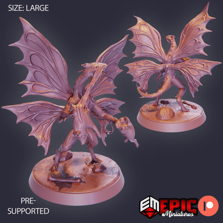 3D Printable Fairy Dragon Ancient / Faerie Drake / Fey Woods Encounter ...
