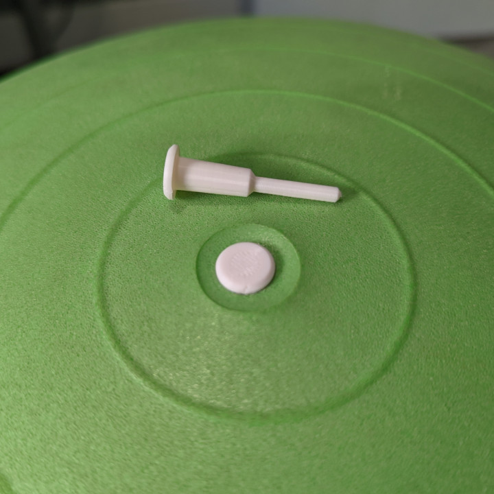 3D Printable Yoga Ball Air Plug by Red Kraken Forge