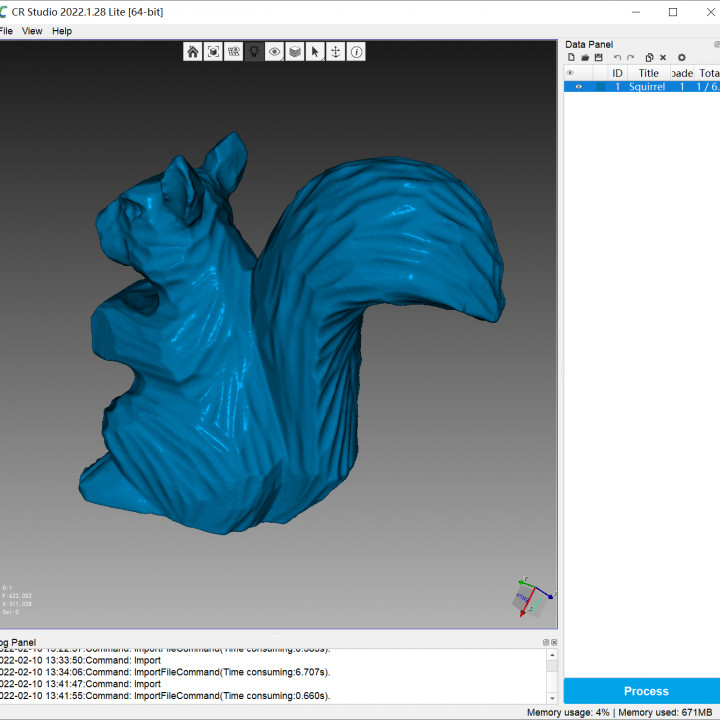 3D Printable Squirrel by Creality