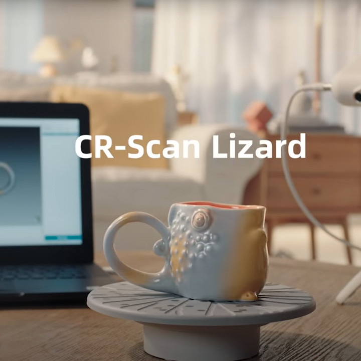 3D Printable Lizard Cup by Creality