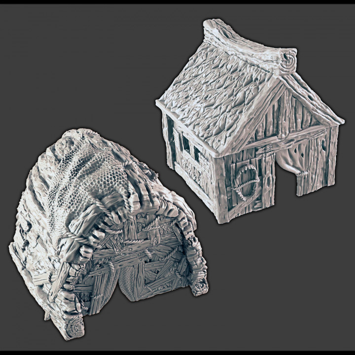 3D Printable Fisherman's Hut and Hull House [SUPPORT-FREE] by Evan ...