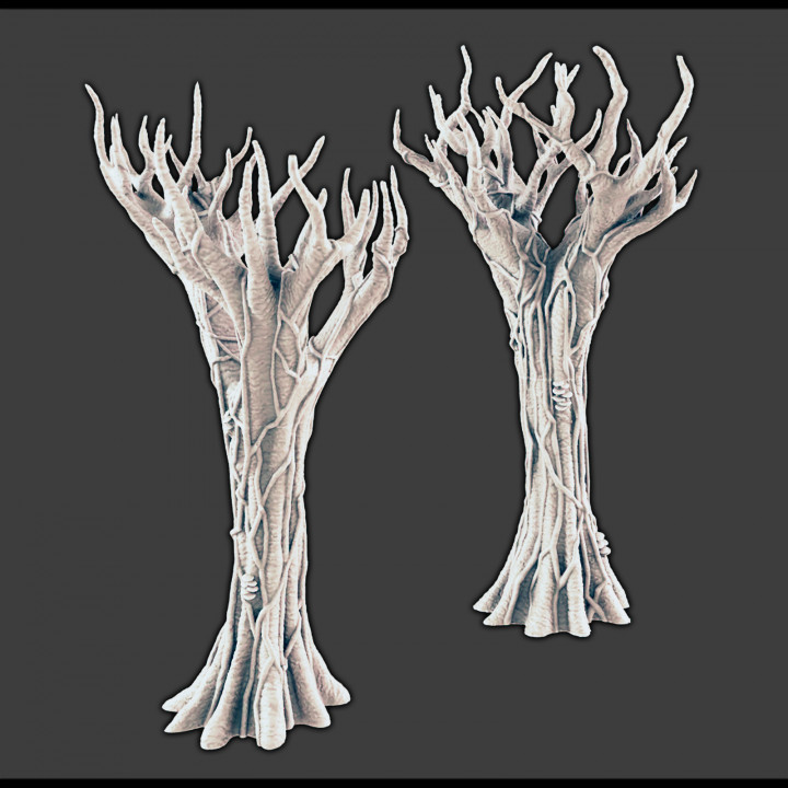 3D Printable Jungle Trees [SUPPORT-FREE] by Evan Carothers