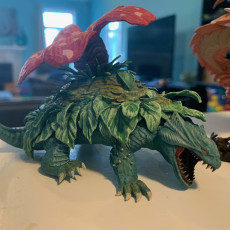 3D Printable Elder Terrasaur (pose 1 of 3) by Mini Monster Mayhem