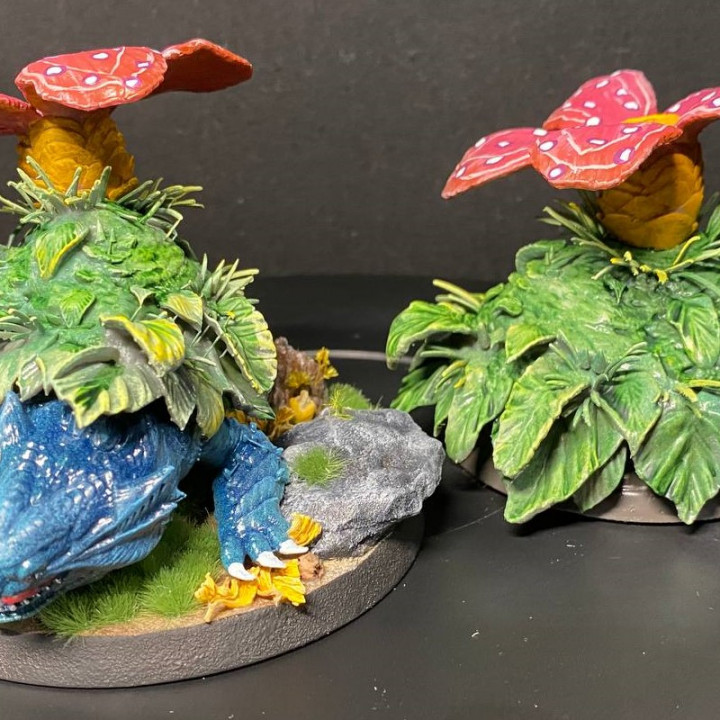 3D Print of Elder Terrasaur (pose 1 of 3) by Dawnrucker