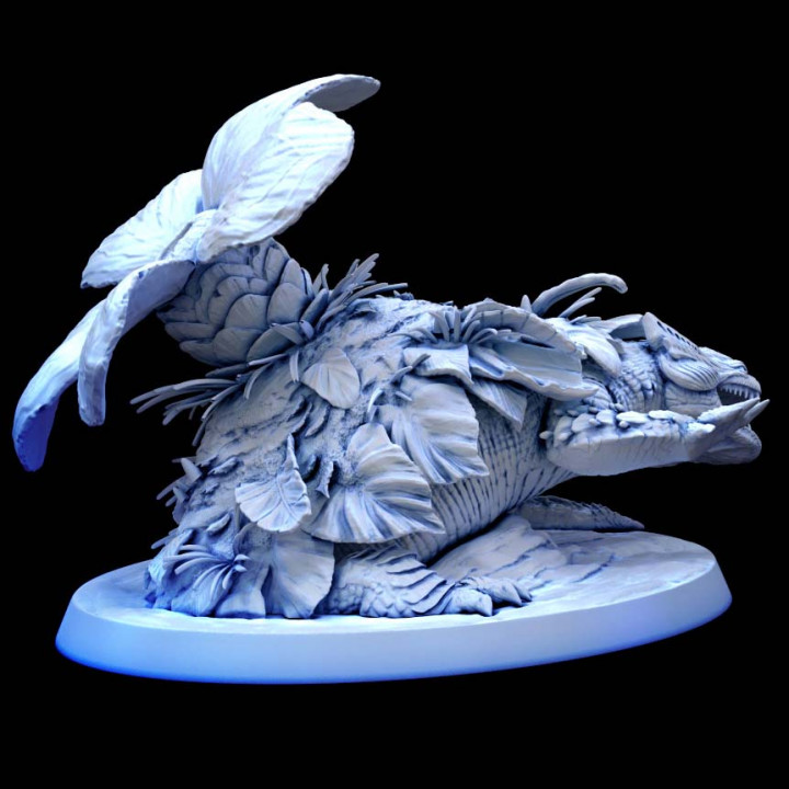 3D Printable Elder Terrasaur (pose 2 of 3) by Mini Monster Mayhem