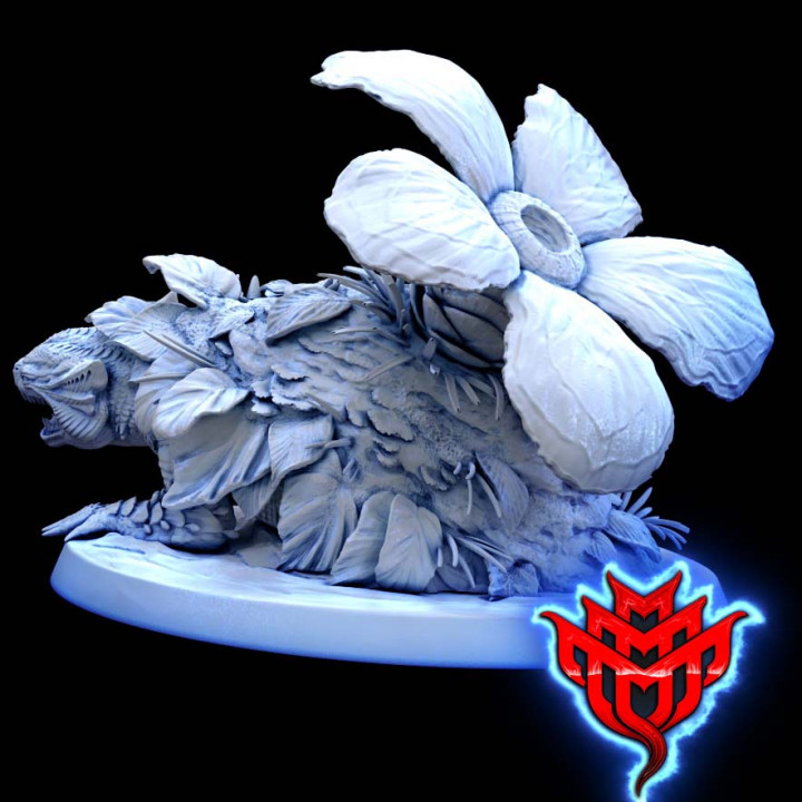 3D Printable Elder Terrasaur (pose 2 of 3) by Mini Monster Mayhem