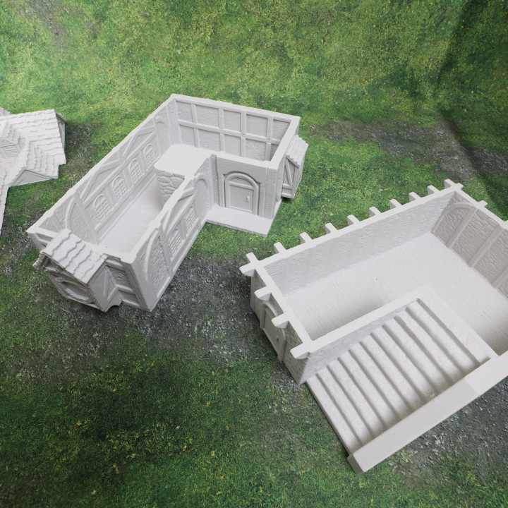 3D Printable The Medieval Barons House by Tabletop Terrain