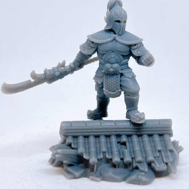 3D Printable Imperial guard elite by Willy Kao
