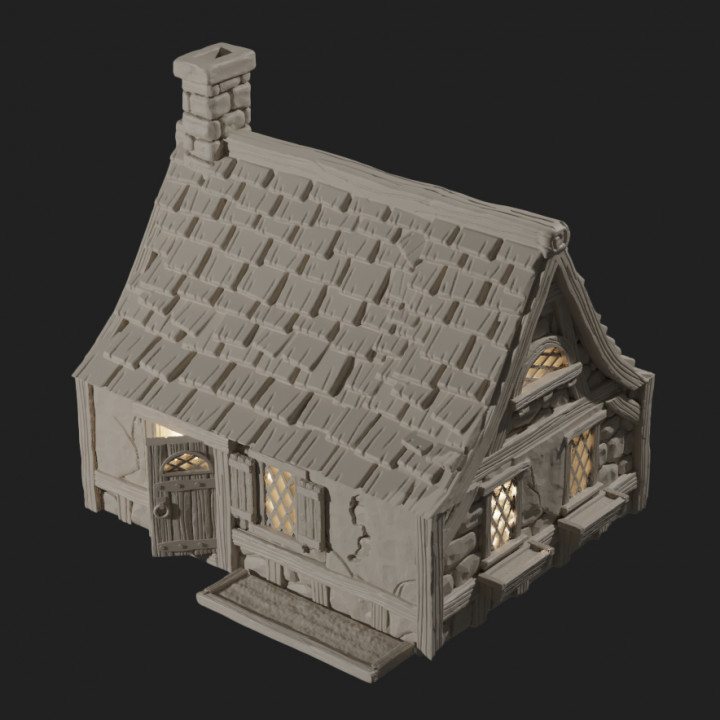 3D Printable The Cottage Set by Donald Stouffer