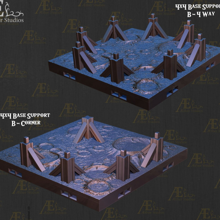 3D Printable AEMOON01 - Moonbase Core by Aether Studios