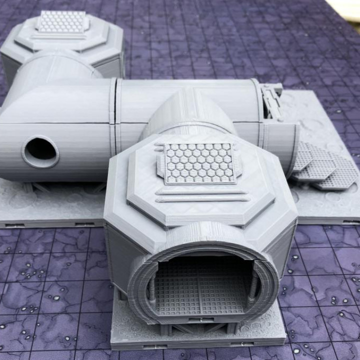 3D Print of AEMOON01 - Moonbase Core by windytrusty