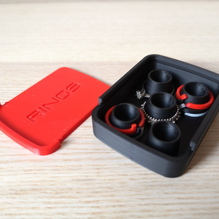 3D Printable Ring Box by Stefano Airoldi