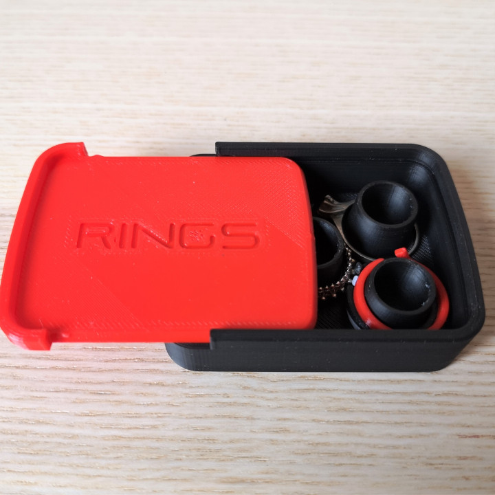 3D Printable Ring Box by Stefano Airoldi