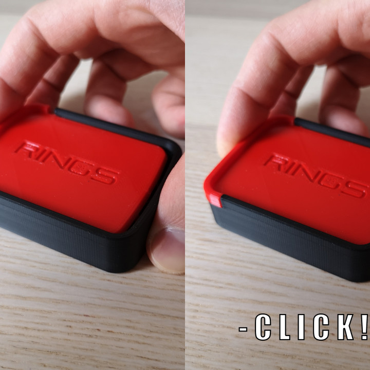 3D Printable Ring Box by Stefano Airoldi