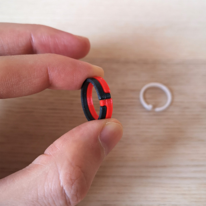 3D Printable Minimalist Ring 1 (parametric) by Stefano Airoldi