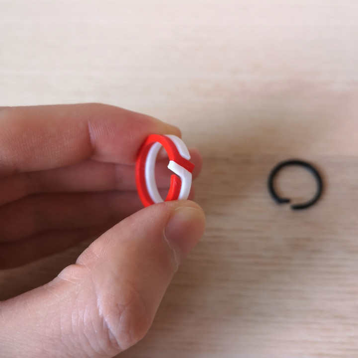 3D Printable Minimalist Ring 2 (parametric) by Stefano Airoldi