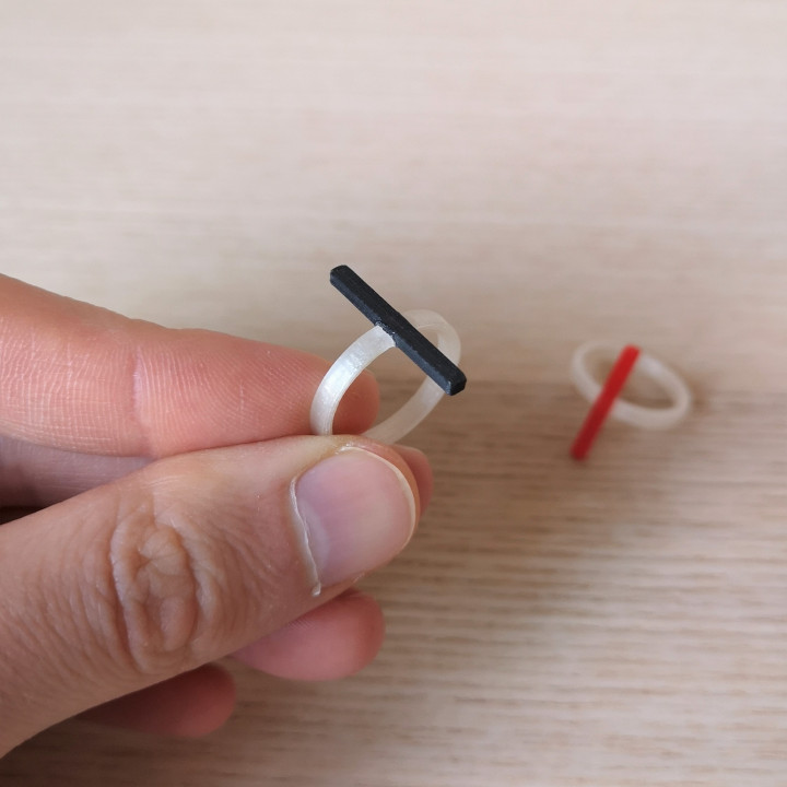 3D Printable Minimalist Ring 3 (parametric) by Stefano Airoldi