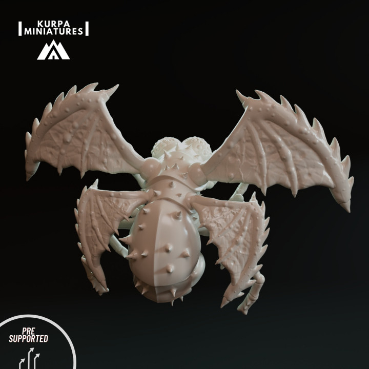 3D Printable Stirge giant fly by Kurpa Miniatures