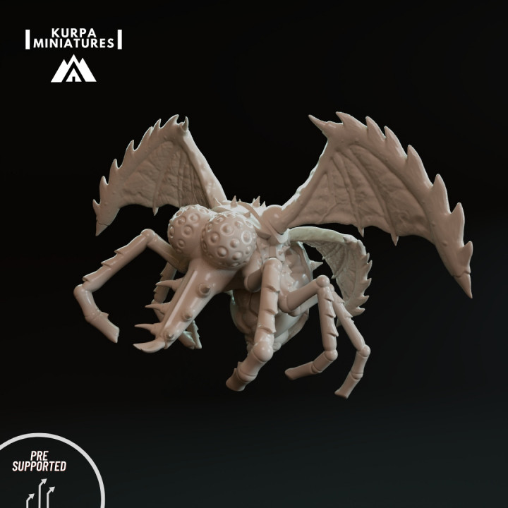 3D Printable Stirge giant fly by Kurpa Miniatures