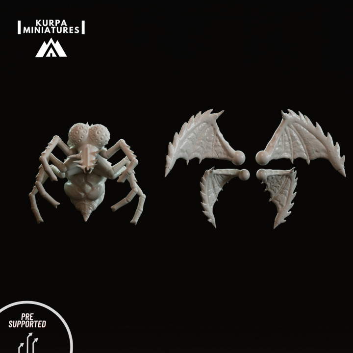 3D Printable Stirge giant fly by Kurpa Miniatures