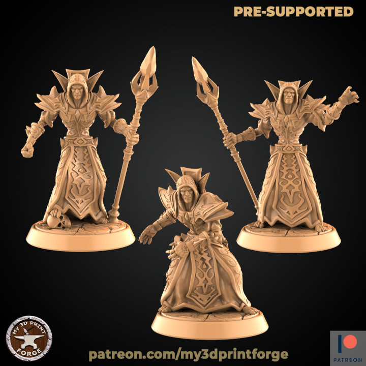 3D Printable Undead BUNDLE (15 Unique pre-supported STLs) by My3DPrintForge