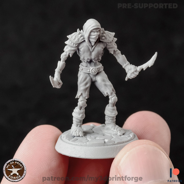 3D Printable Undead BUNDLE (15 Unique pre-supported STLs) by My3DPrintForge
