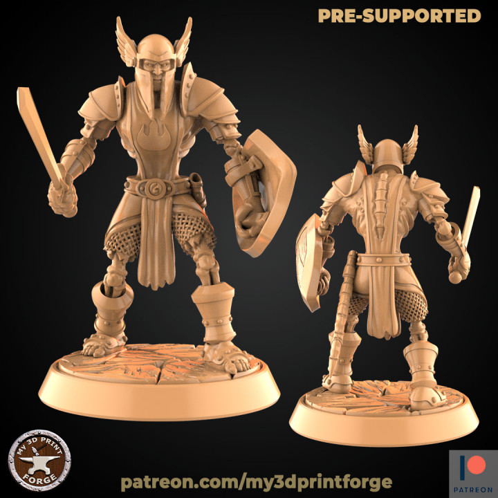 3D Printable Undead BUNDLE (15 Unique pre-supported STLs) by My3DPrintForge