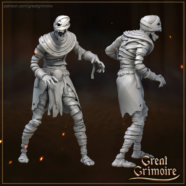 3D Printable The mummified mutants by Great Grimoire