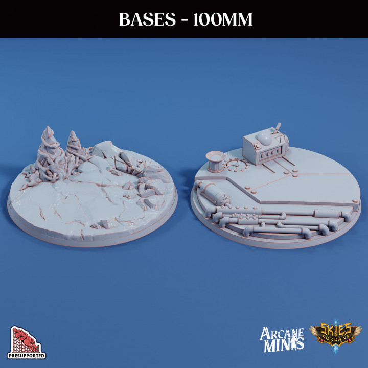 3D Printable Bases - Pack 1 by Sordane Publishing