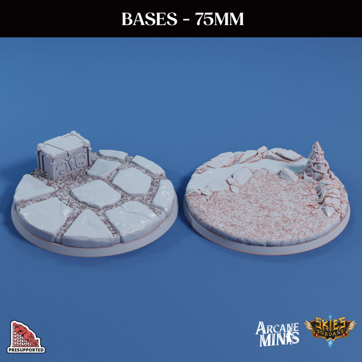 3D Printable Bases - Pack 1 by Sordane Publishing