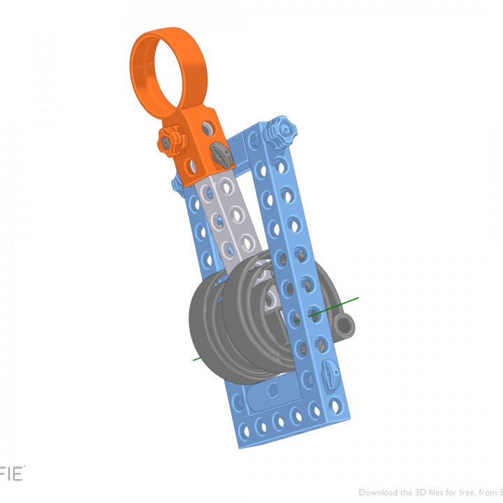 3D Printable STEMFIE Desktop Catapult by Paulo Kiefe