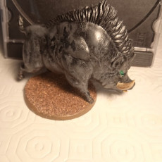 3D Printable Giant Boar - Tabletop Miniature by Yasashii Kyojin Studio