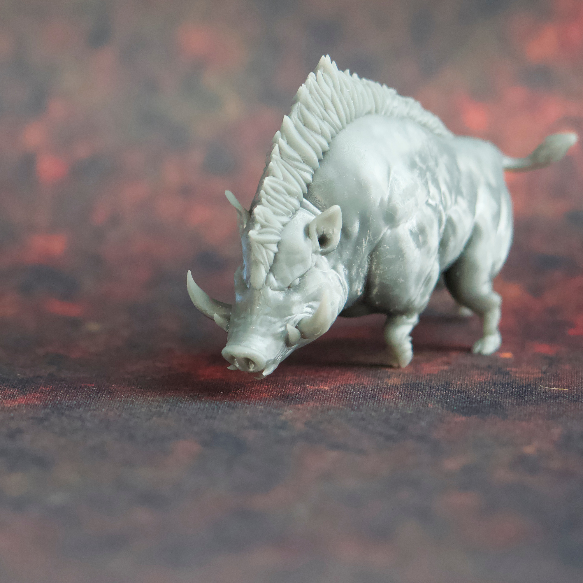 3D Printable Giant Boar - Tabletop Miniature (Pre-Supported) by YKS ...