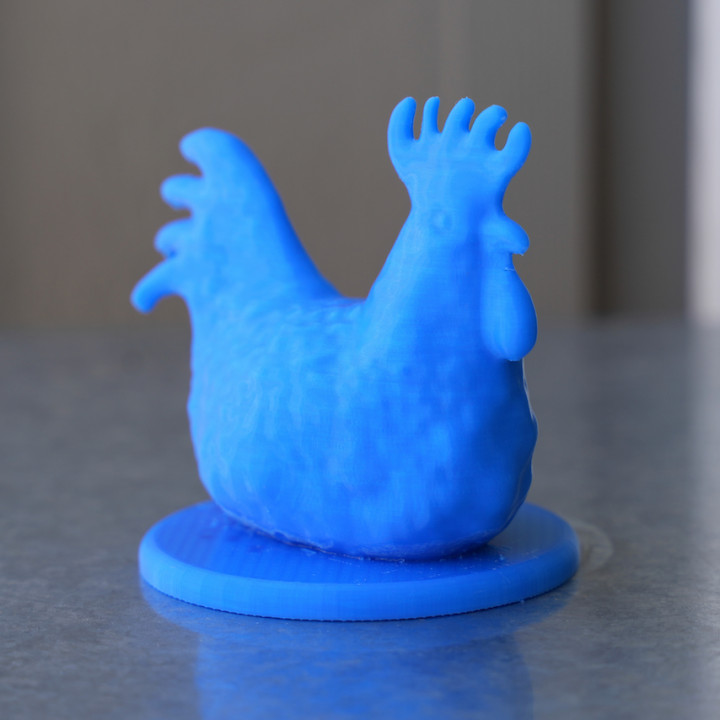 3D Printable Chicken by Philippe Barreaud
