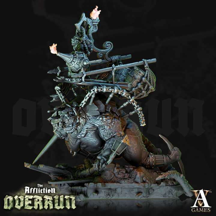 3D Printable The Affliction - Overrun Bundle by Archvillain Games