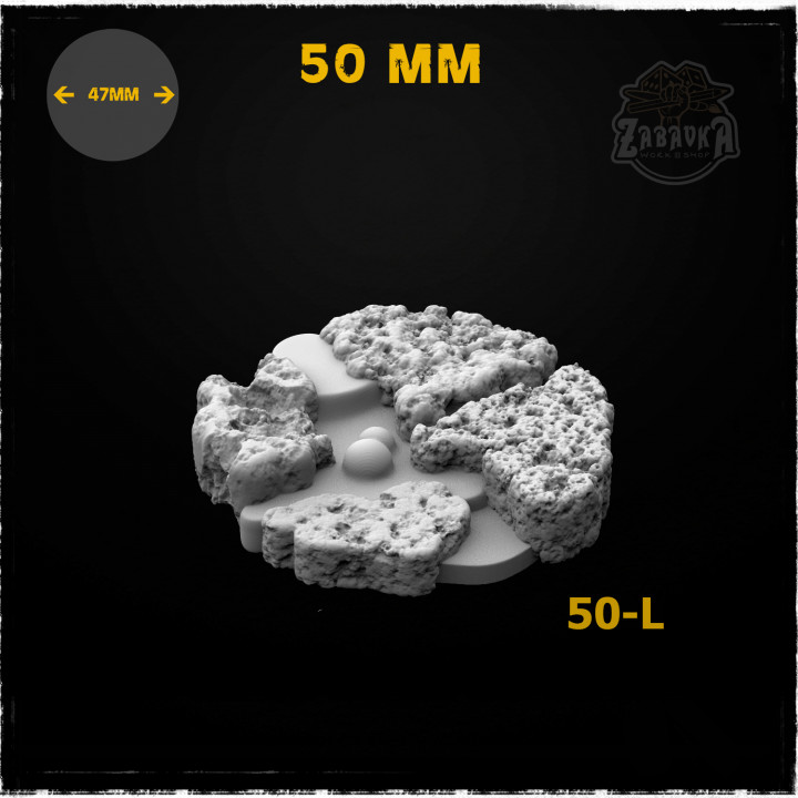 3D Printable Lava Base Toppers by Zabavka Workshop