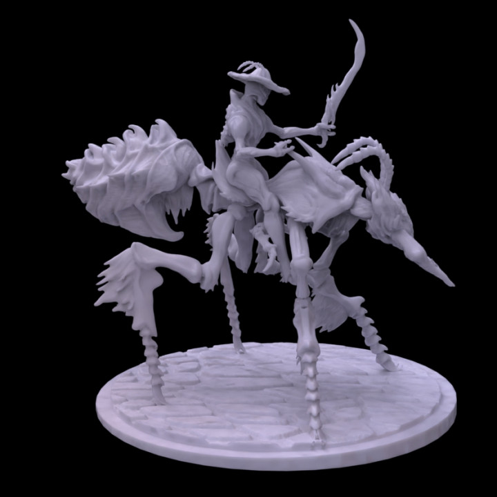 3D Printable Ant rider of the insectoid army by tenzen