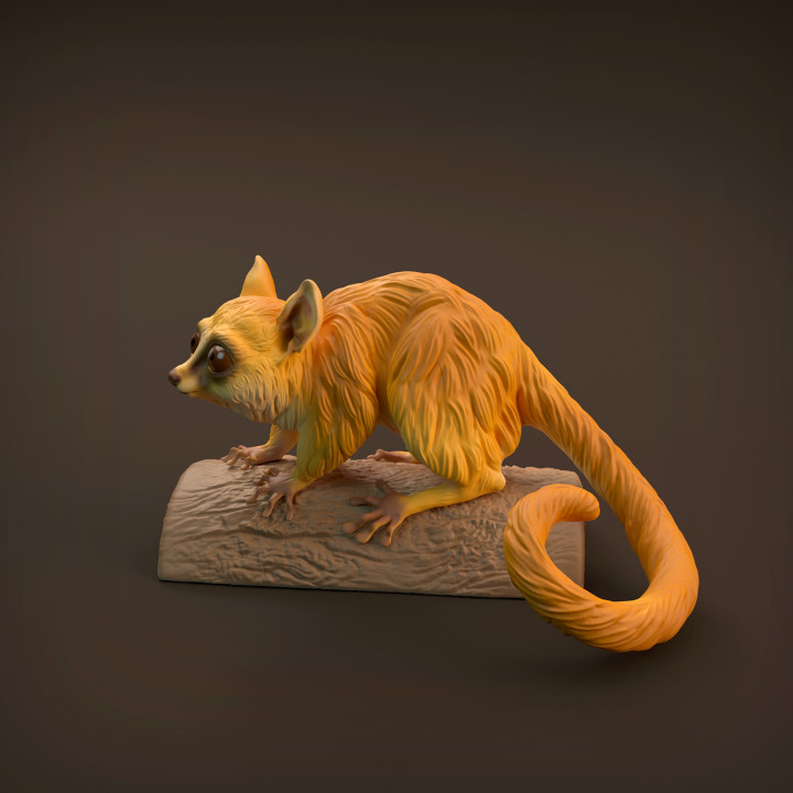 3D Printable Mouse Lemur by Animal Den Miniatures