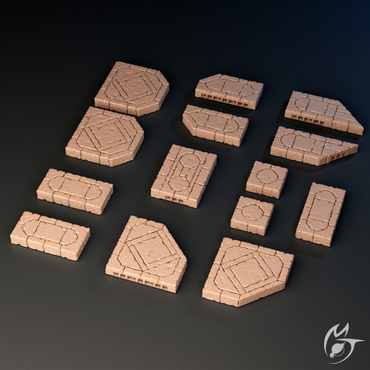 3D Printable Structure of the Forge - Modular Terrain by Making Tlon