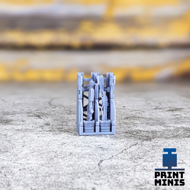 3D Printable The Arms Dealer Store - Terrain Kit - Night Market ...