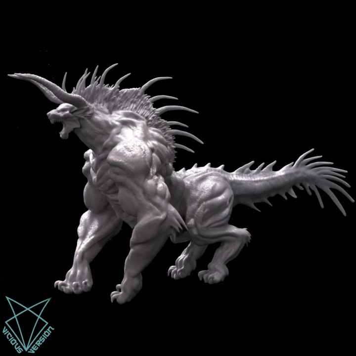 3D Printable Behemoth destroyer of lands by tenzen