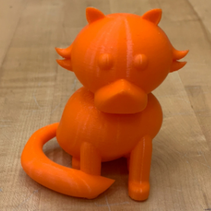 3D Printable Toy Fox / Red Panda by Lawrence Anolin