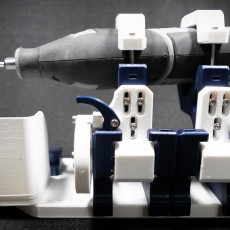 3D Printable Dremel Mitre Saw Fixture by Dan