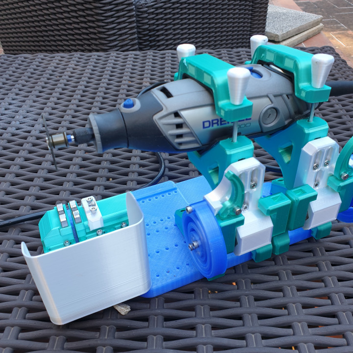 3D Print of Dremel Mitre Saw Fixture by lucienbrun