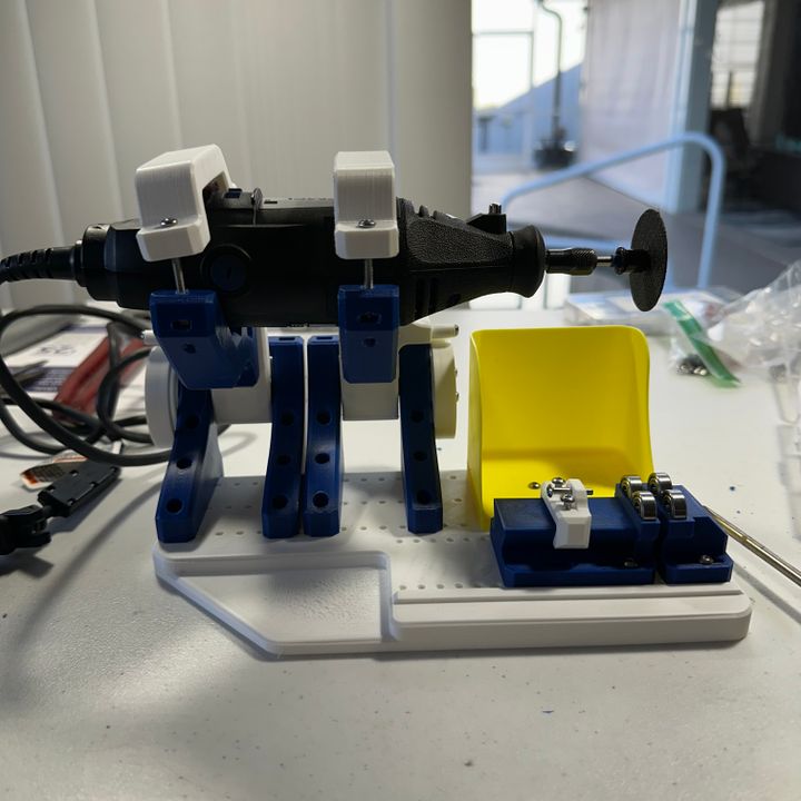 3D Print of Dremel Mitre Saw Fixture by Nodak