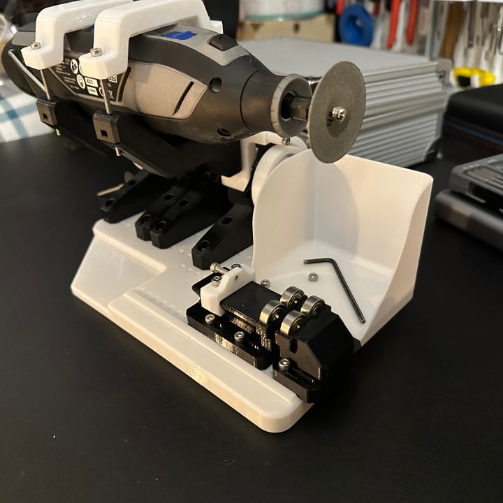 3D Print of Dremel Mitre Saw Fixture by StB3D