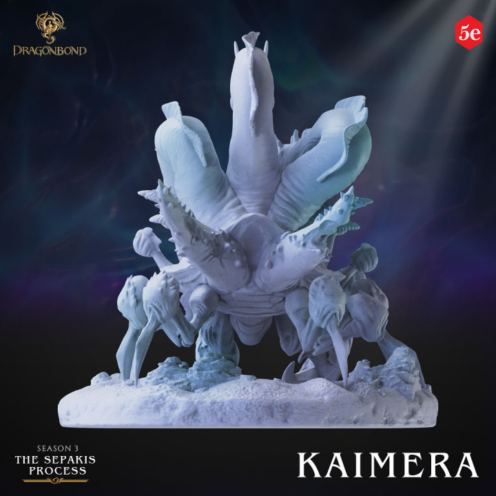 3D Printable Dragonbond: Kaimera by Draco Studios