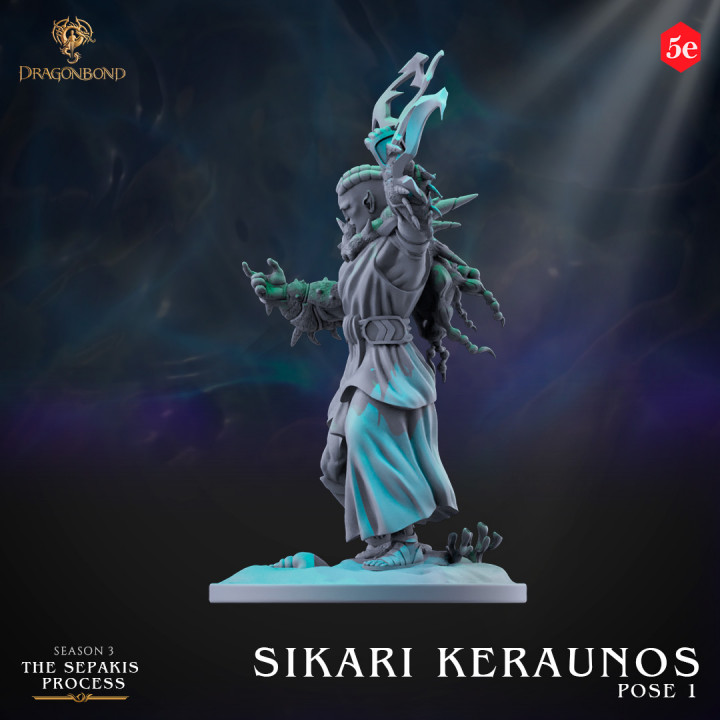 3D Printable Dragonbond: Sikari Keraunos x3 by Draco Studios