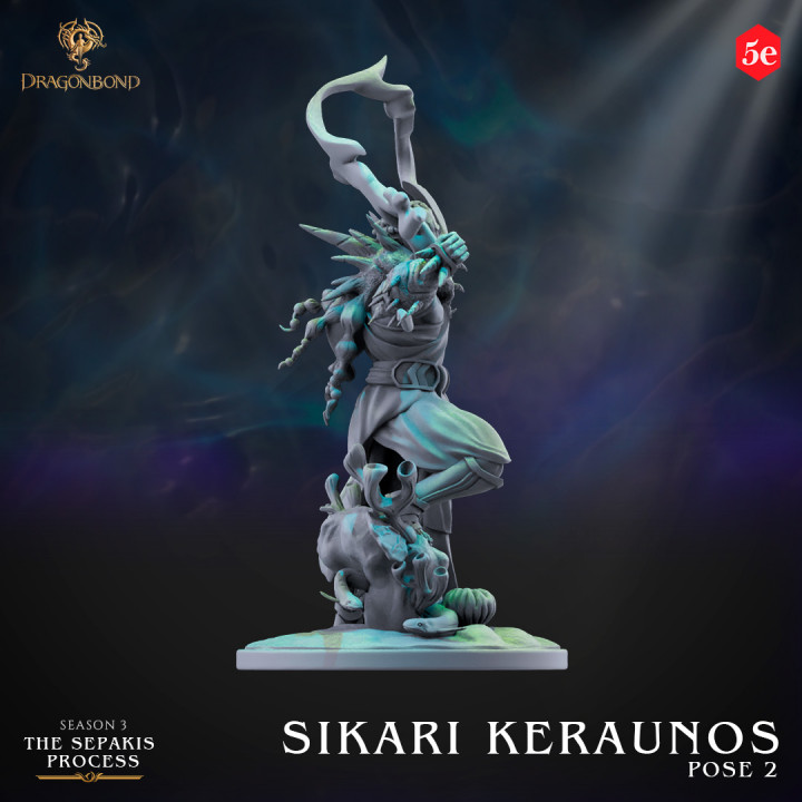 3D Printable Dragonbond: Sikari Keraunos x3 by Draco Studios