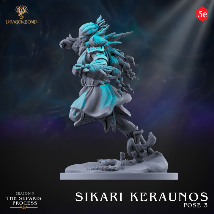 3D Printable Dragonbond: Sikari Keraunos x3 by Draco Studios